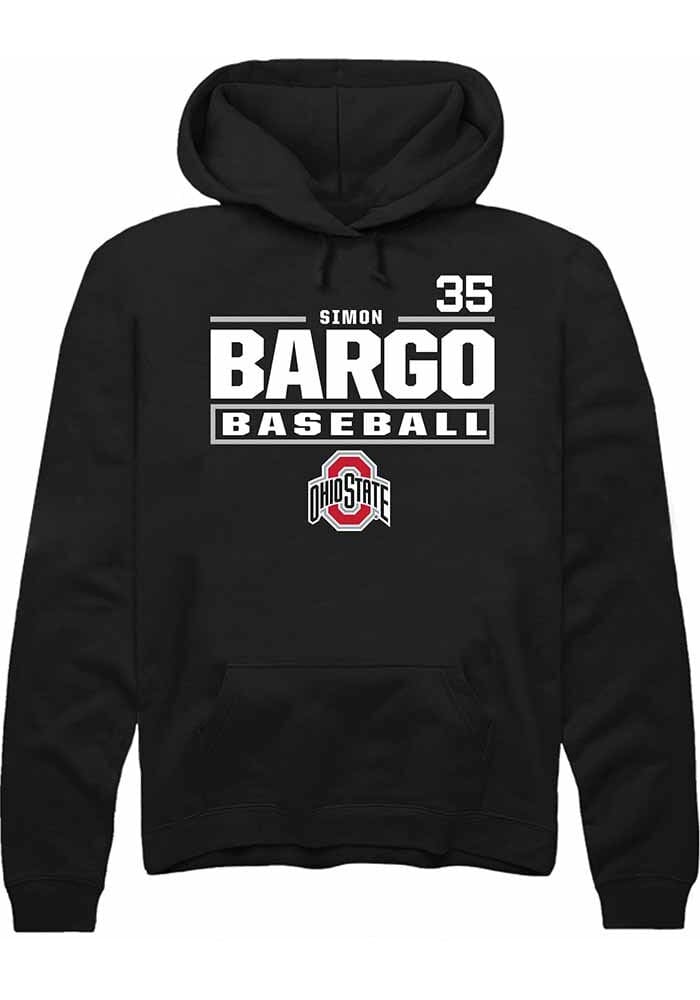Simon Bargo Ohio State Buckeyes Mens BLACK NIL Stacked Box Hoodie ...