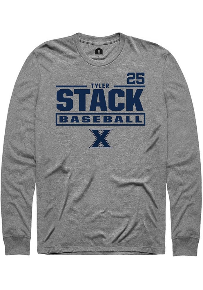Tyler Stack Xavier Musketeers Rally GRAPHITE NIL Stacked Box Long ...