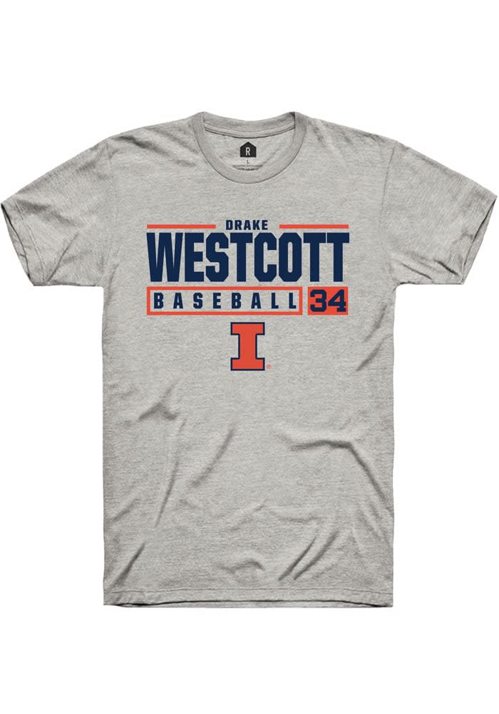 Drake Westcott ASH Illinois Fighting Illini NIL Stacked Box Short ...