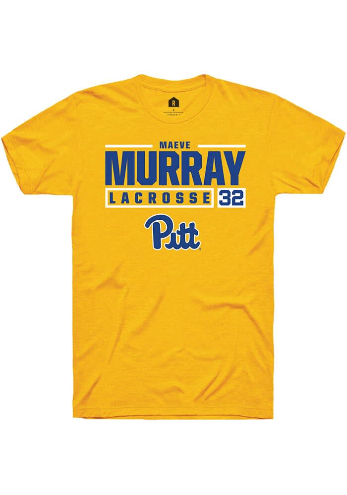 Maeve Murray Pitt Panthers Rally GOLD NIL Stacked Box Short Sleeve T ...