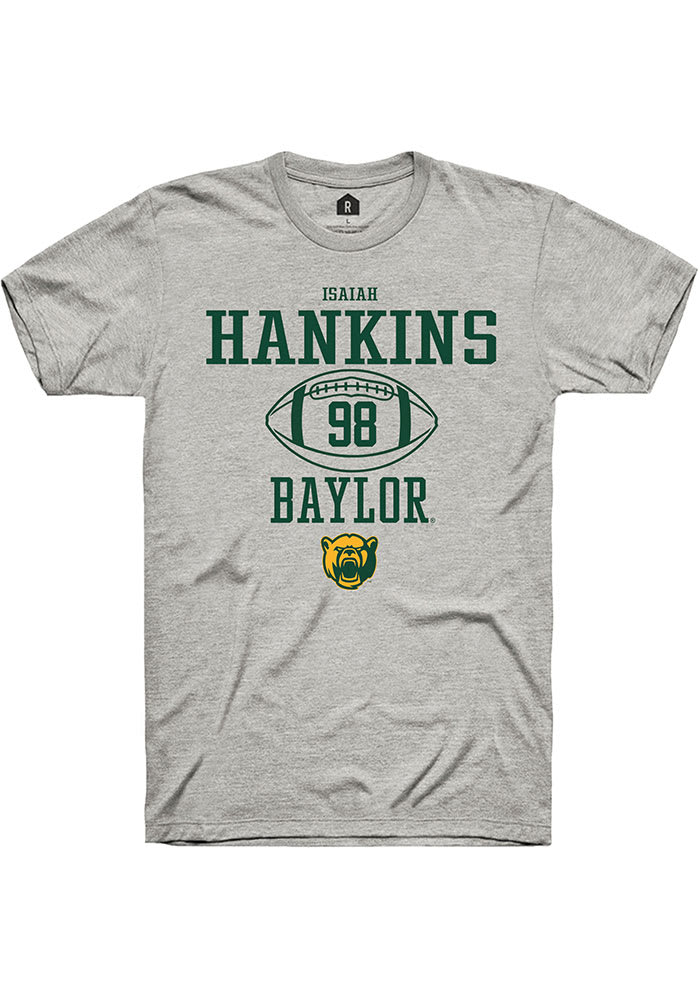 Isaiah Hankins Baylor Bears Rally ASH NIL Sport Icon Short Sleeve T ...