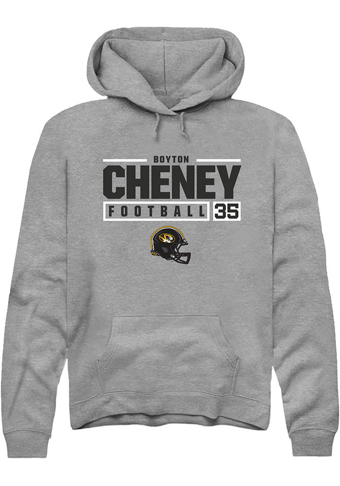 Boyton Cheney Missouri Tigers Mens GRAPHITE NIL Stacked Box Hoodie ...