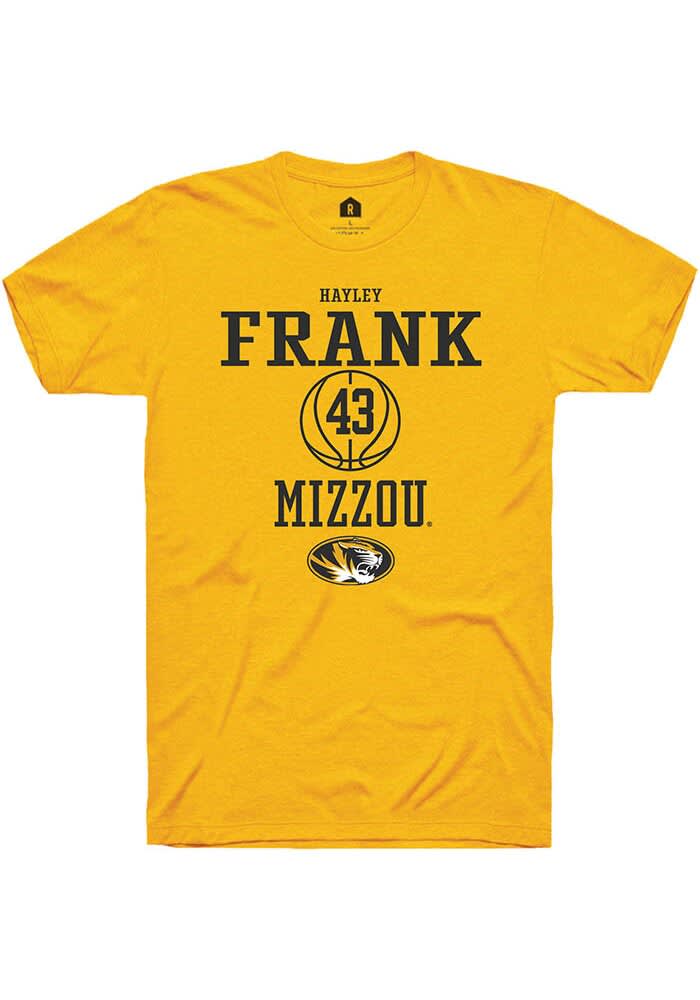 Hayley Frank Missouri Tigers Rally GOLD NIL Sport Icon Short Sleeve T ...