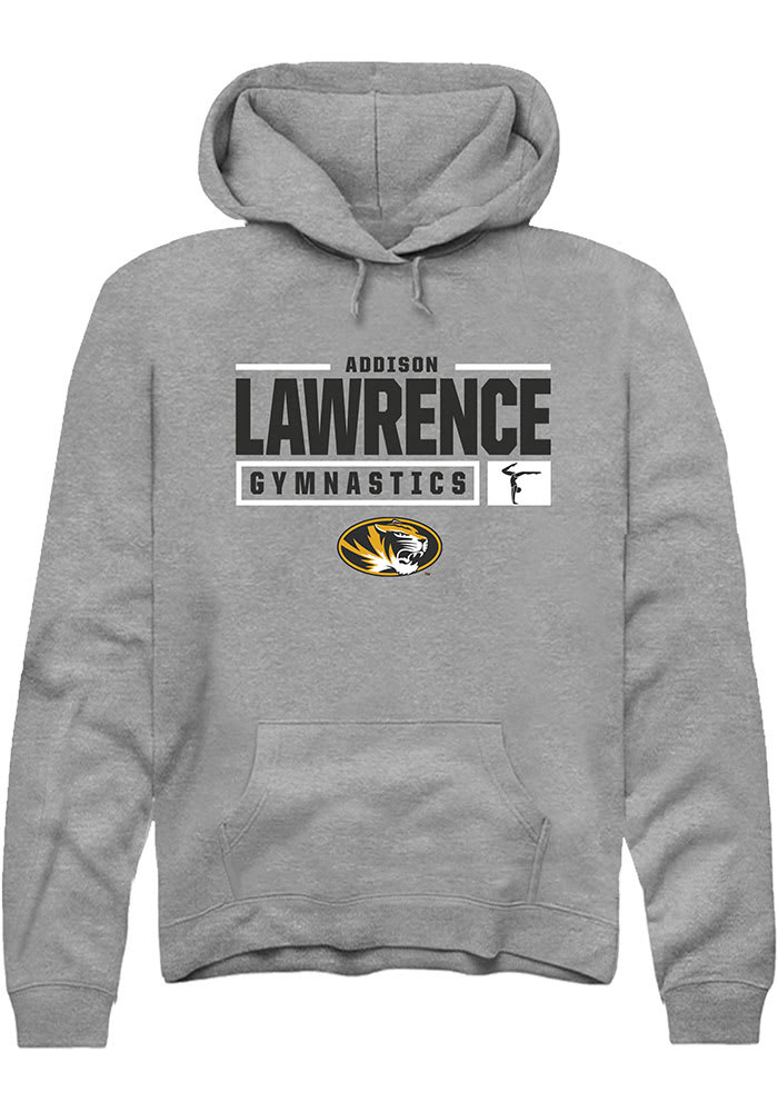 Addison Lawrence Missouri Tigers Mens GRAPHITE NIL Stacked Box Hoodie ...