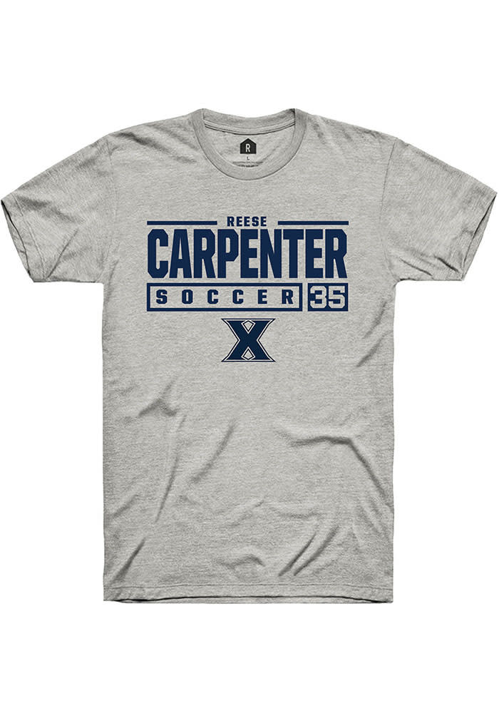 Reese Carpenter Xavier Musketeers Rally ASH NIL Stacked Box Short ...