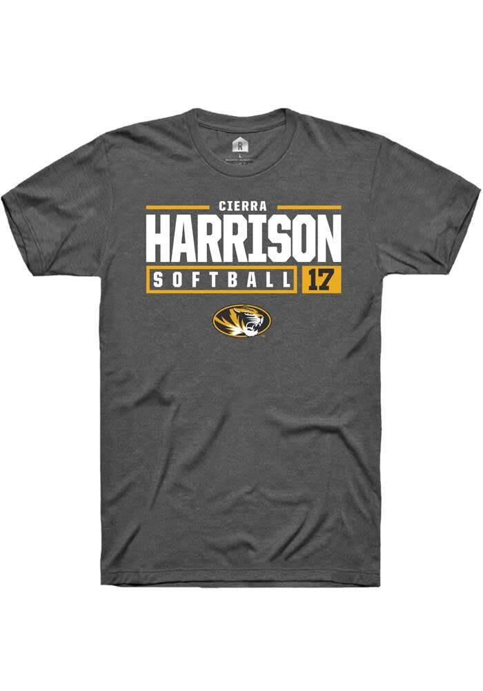Cierra Harrison Missouri Tigers Rally DARKGREY NIL Stacked Box Short ...
