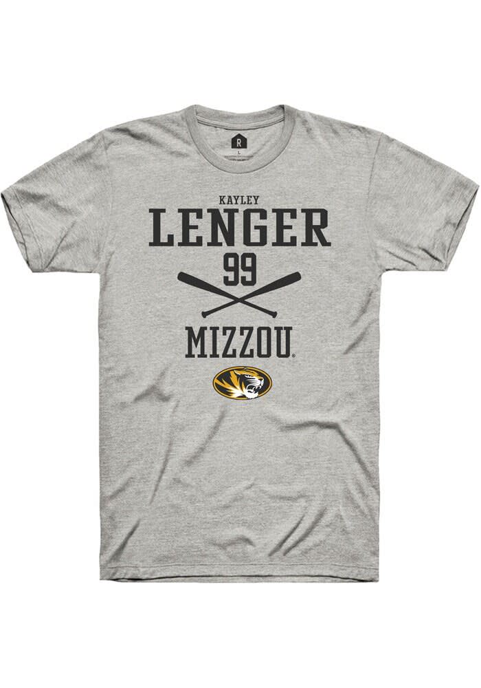 Kayley Lenger Missouri Tigers Rally ASH NIL Sport Icon Short Sleeve T ...