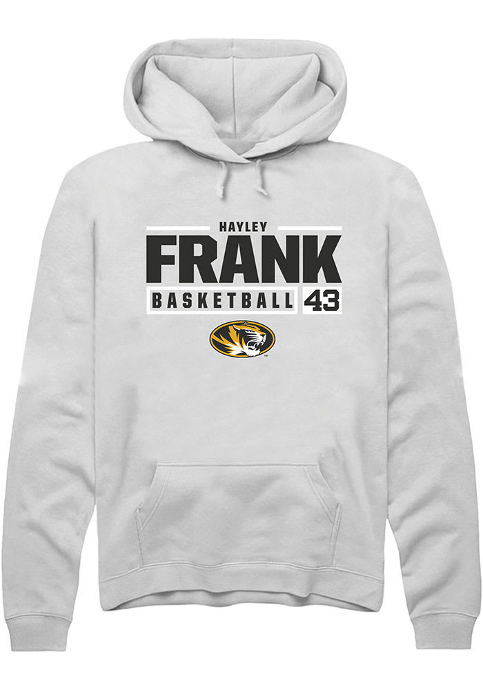 Hayley Frank Missouri Tigers Mens WHITE NIL Stacked Box Hoodie - 247665701