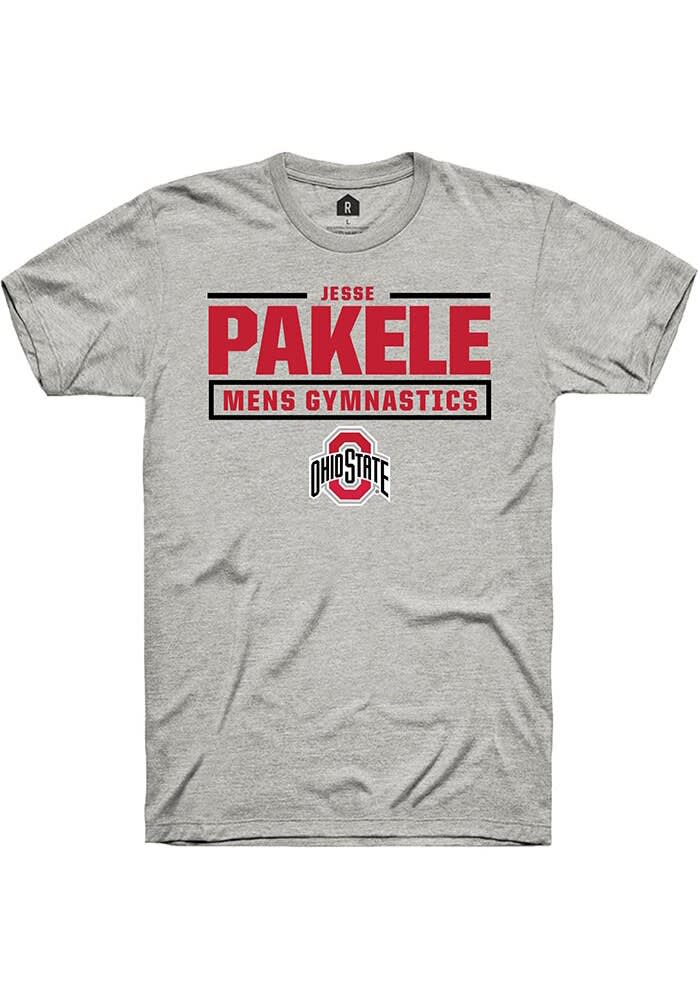 Jesse-Lee Pakele Ohio State Buckeyes Rally ASH NIL Stacked Box Short ...