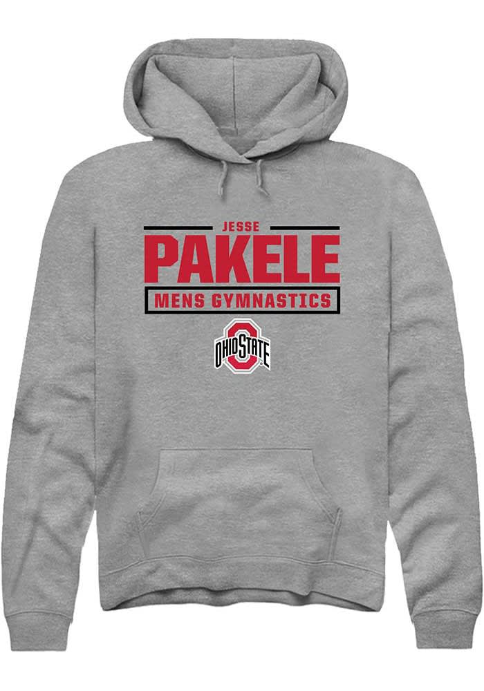 Jesse-Lee Pakele Ohio State Buckeyes Mens GRAPHITE NIL Stacked Box ...