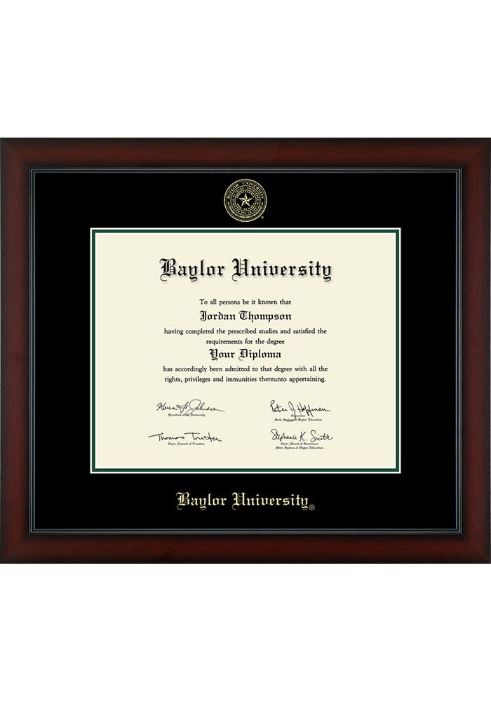 Baylor Bears Brown Paxton Diploma Frame - 24840305