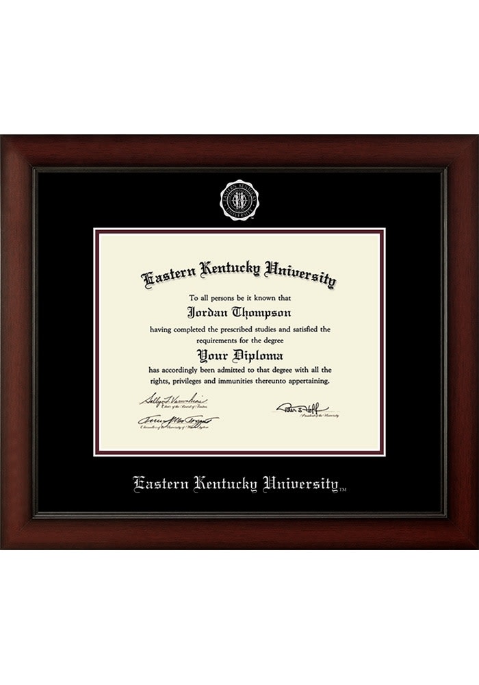 Eastern Kentucky Colonels Brown Paxton Diploma Frame - 24840354