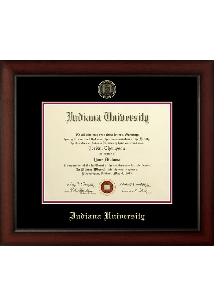 Indiana Hoosiers Brown Paxton Diploma Frame - 24840411