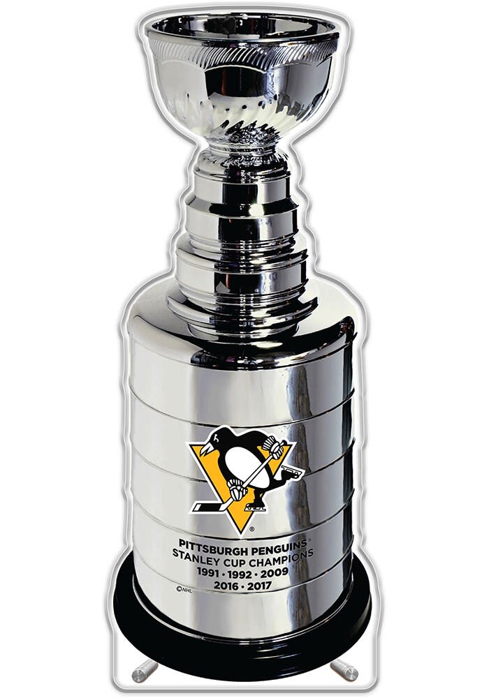 Pittsburgh Penguins SILVER Trophy Plaque - 248509543
