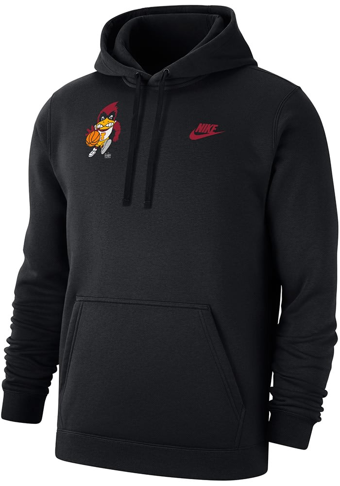 Nike Mens BLACK Iowa State Cyclones Basketball Cy Hoodie - 255991187