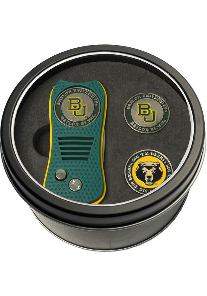 Baylor Bears GREEN Switchblade Markers Golf Gift Set - 2601142