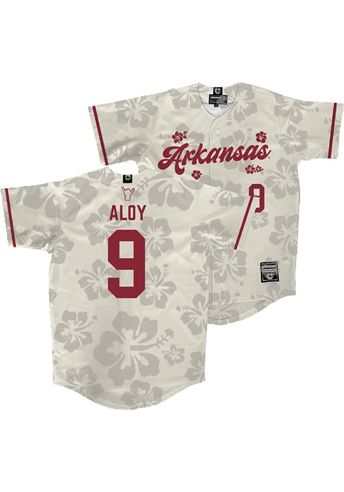 Wehiwa Aloy Arkansas Razorbacks Mens NATURAL NIL Hawaiian - 2605512