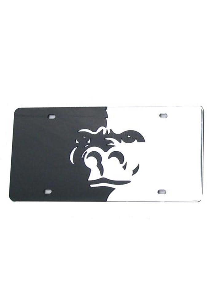 Pitt State Gorillas License Plate- Pitt State Gorillas BLACK Black ...
