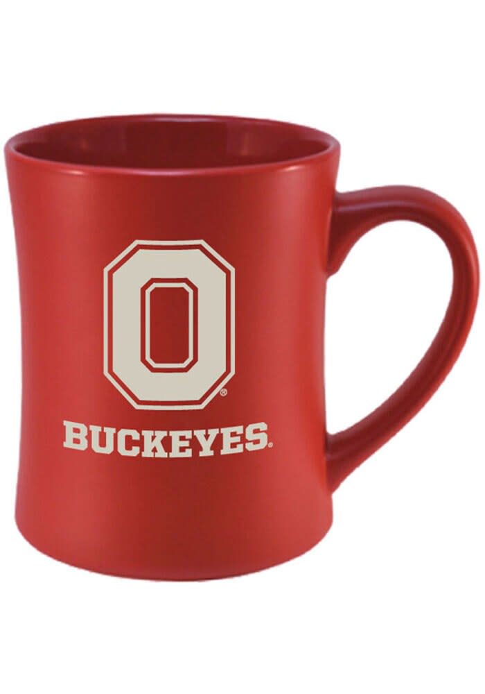 Ohio State Buckeyes Red 16 oz Matte Ceramic Mug - 26300439