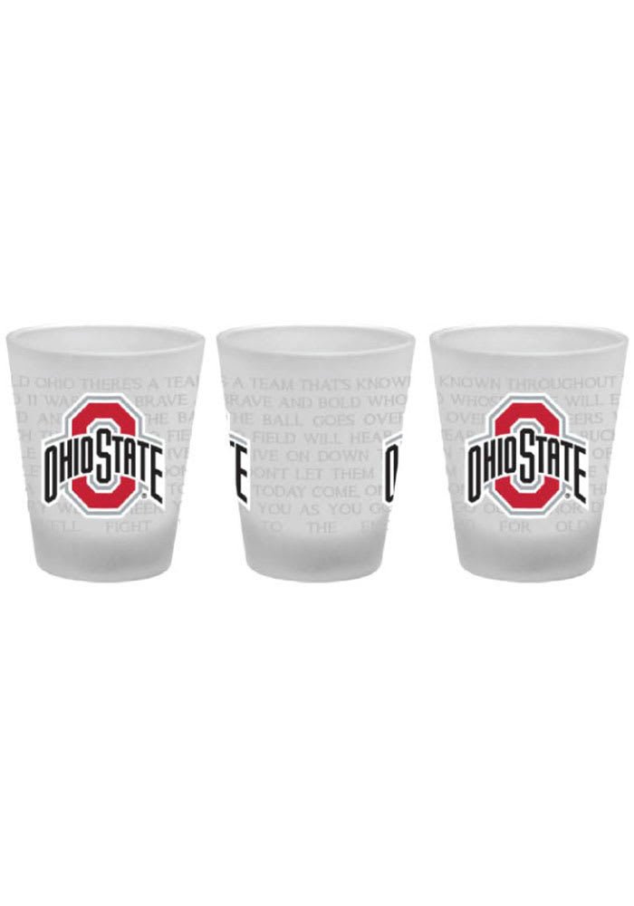 Ohio State Buckeyes RED 1.5 oz Fight Song Shot Glass