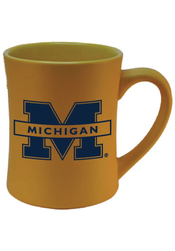 Michigan Wolverines BLUE 16oz Matte Secondary Ceramic Mug - 26300476