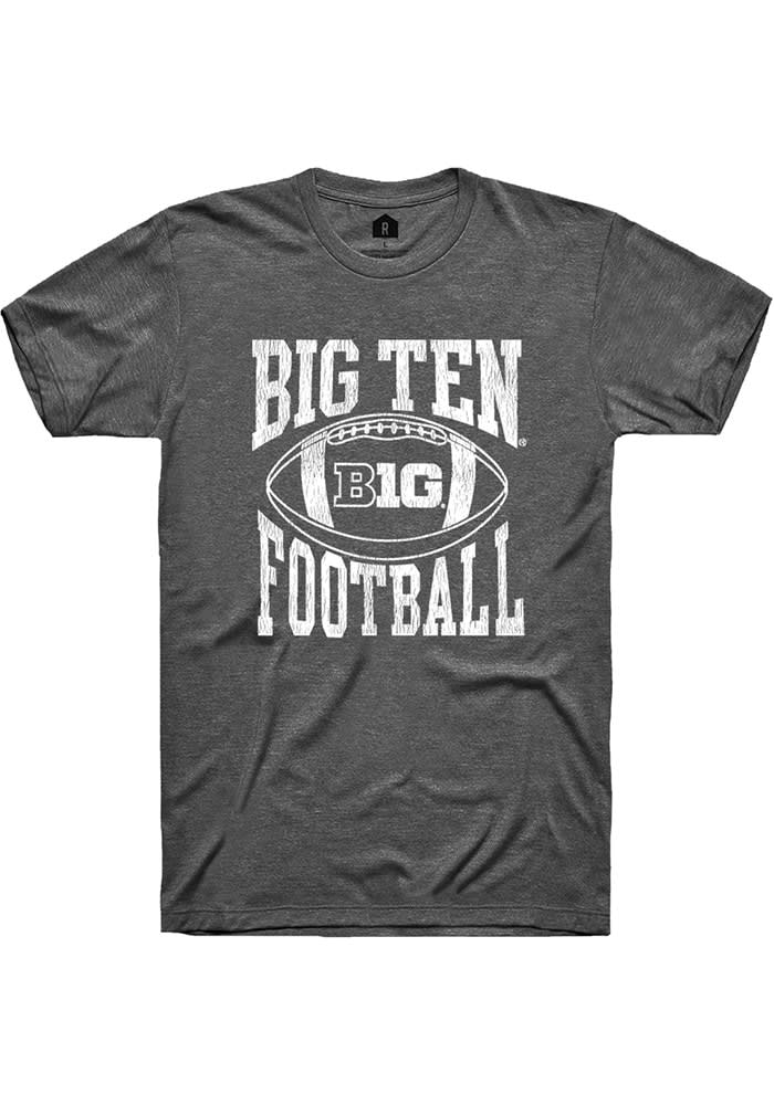 Rally GREY HEATHER Big Ten Football Arch Short Sleeve T Shirt - 2642931