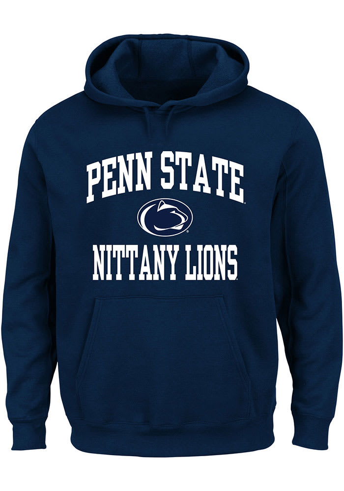 Penn State Nittany Lions Mens Team Fleece NAVY Hoodie - 26500342