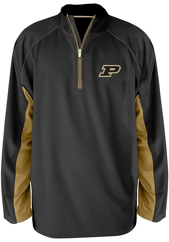 Mens BLACK Boilermakers Purdue Boilermakers Side Panel Big and Tall Qtr ...