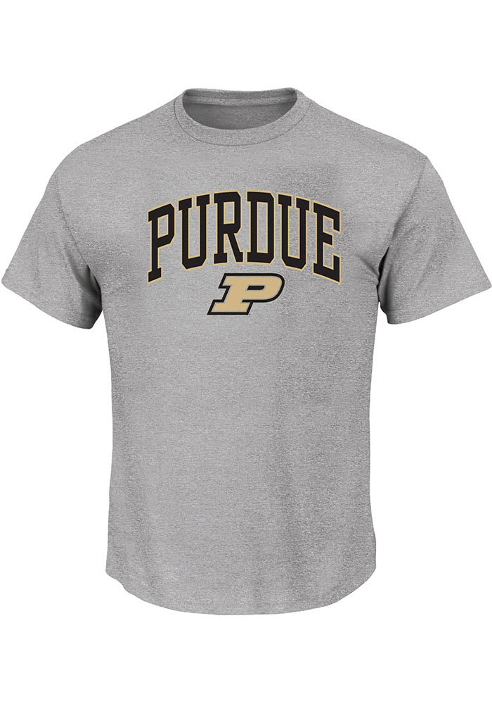 Purdue Boilermakers Mens GREY Arch Big and Tall T-Shirt - 26500733