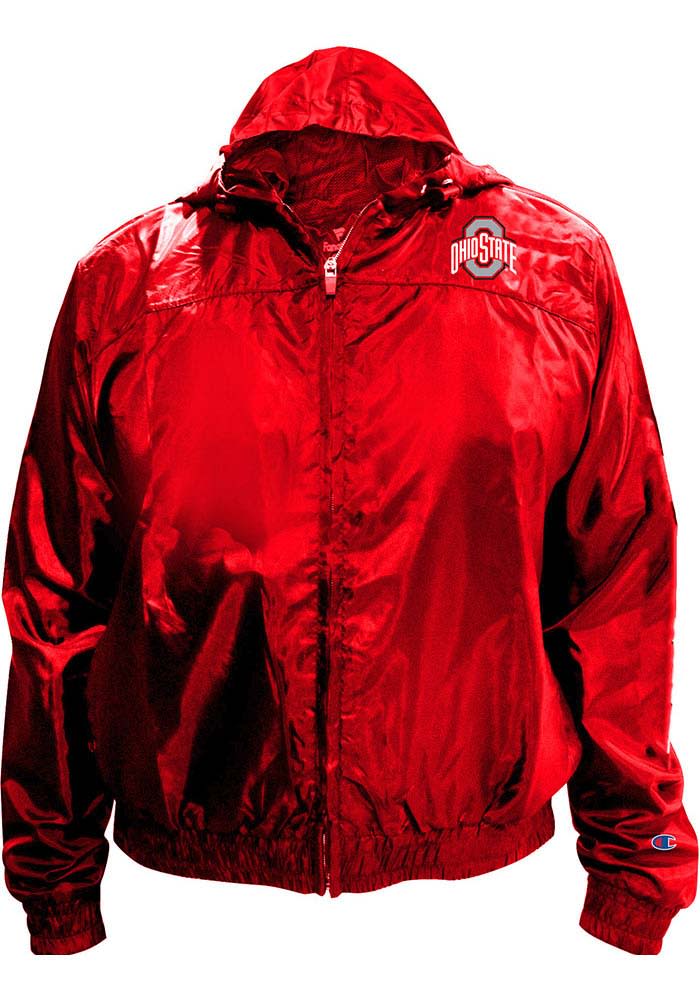 Ohio State Buckeyes Red Packable Big and Tall Light Weight Jacket