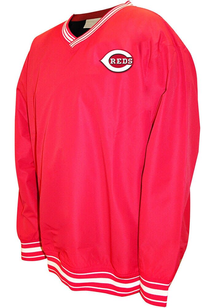 Cincinnati Reds Mens Red Nylon Pullover - 2653893