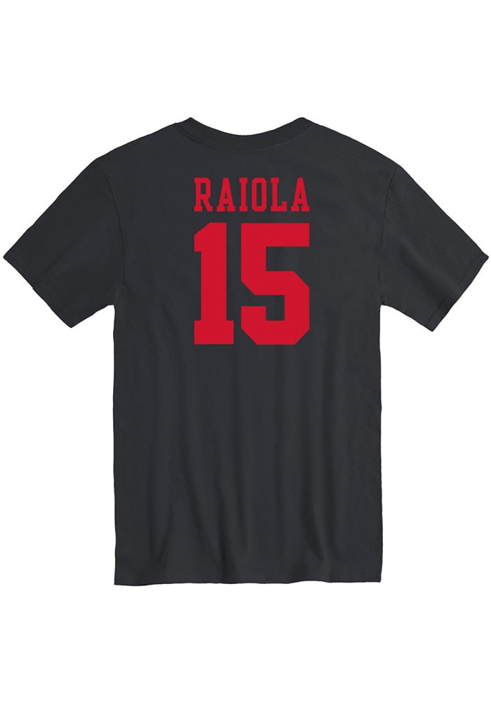 Dylan Raiola Nebraska Cornhuskers BLACK Football Name and Number Short ...