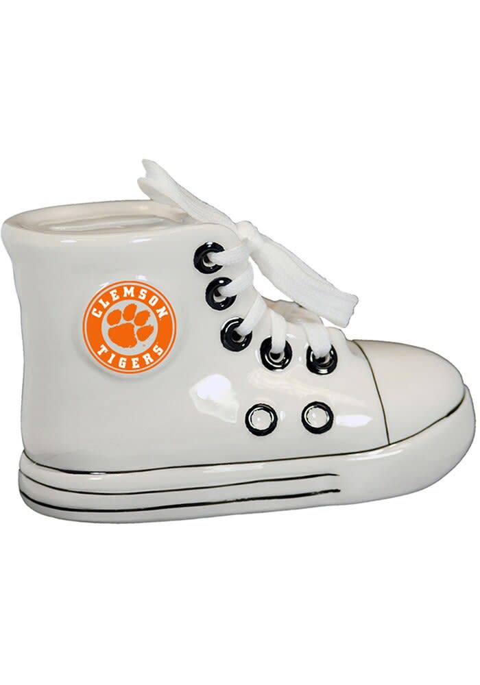 Clemson Tigers ORANGE Ceramic Shoe Piggy Bank - 2720477