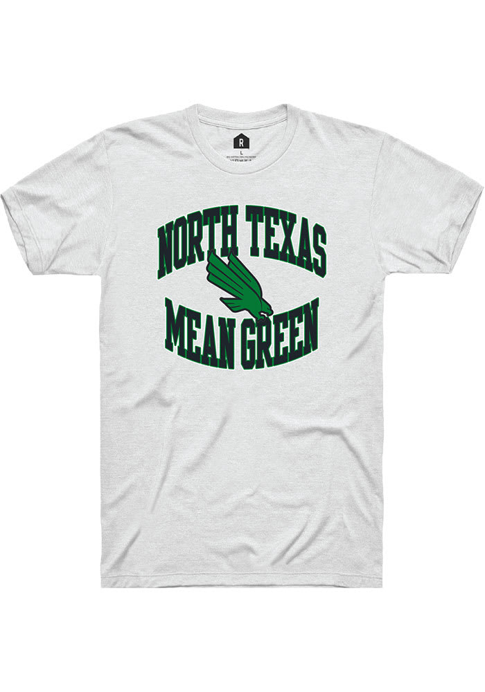 Rally North Texas Mean Green WHITE Number One Short Sleeve T Shirt ...