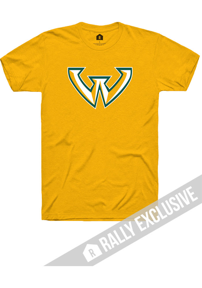 Rally Wayne State Warriors GOLD Priamary Logo Short Sleeve T Shirt ...