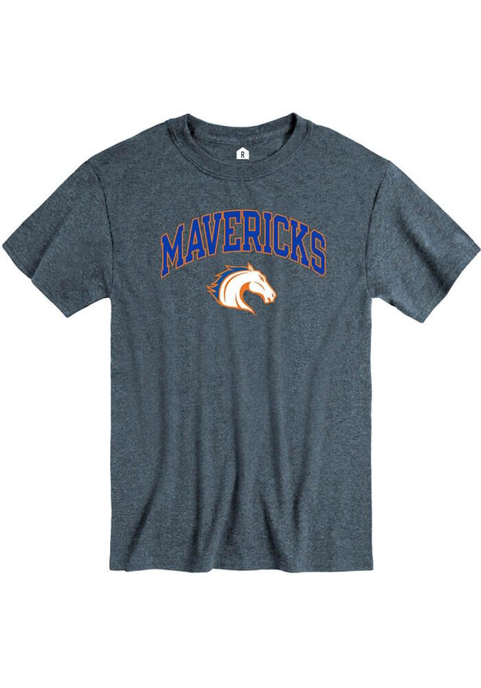 Rally UTA Mavericks CHARCOAL Arch Mascot Short Sleeve T Shirt - 27240701