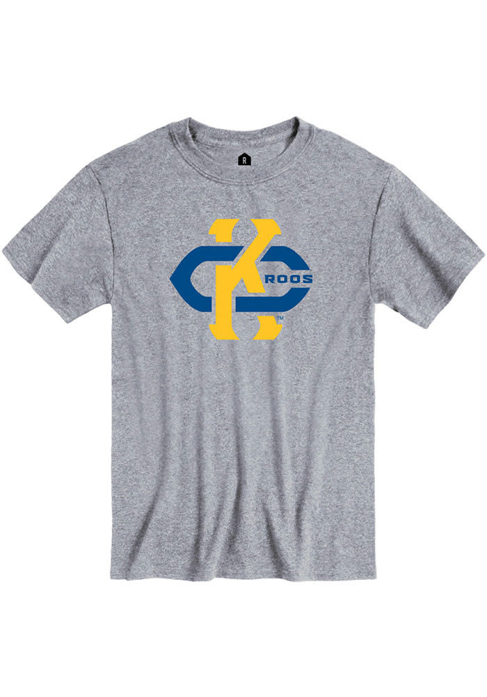 Rally UMKC Roos GREY VAULT KC Short Sleeve T Shirt - 27240906