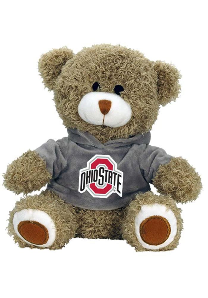 GRAY Ohio State Buckeyes Bear Plush - 27270329