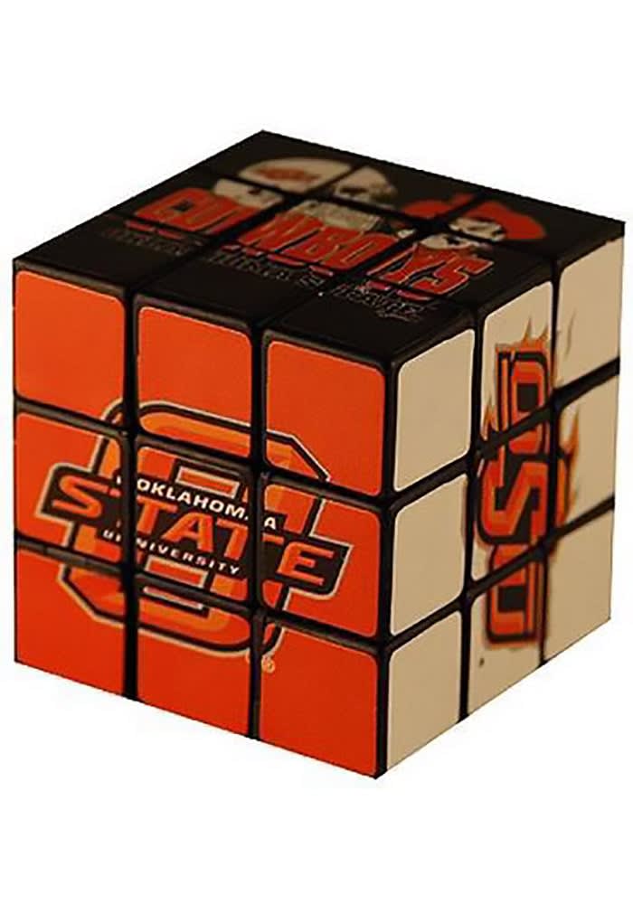 Oklahoma State Cowboys ORANGE/BLACK Rubiks Cube Puzzle - 2727204