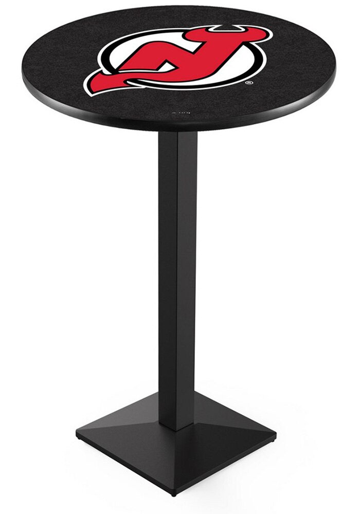 New Jersey Devils Square Base BLACK Pub Table - 2748199