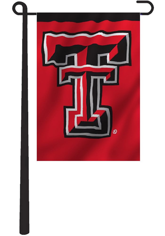 Texas Tech Red Raiders Red 13x18 Red, Black 2 Sided Garden Flag - 2800030
