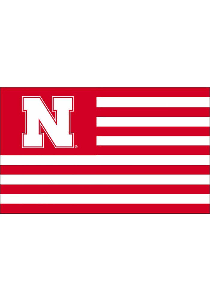 Nebraska Cornhuskers Red Nations Silk Screen Grommet Flag - 2800193