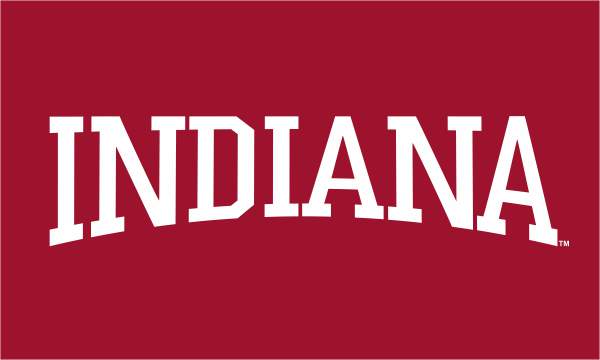 Indiana Hoosiers Red 3 x 5 feet Silk Screen Grommet Flag - 2800230