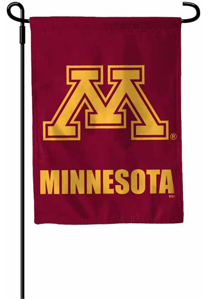 Minnesota Golden Gophers MAROON Team Logo Garden Flag - 2800312