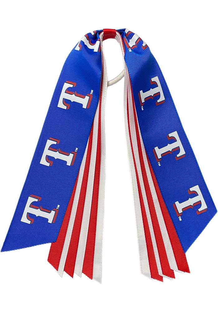 Texas Rangers BLUE Pony Streamer Kids Hair Ribbons - 2811120