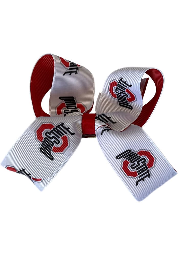 Red 2 Tone Ohio State Buckeyes Kids Hair Barrette - 2811136