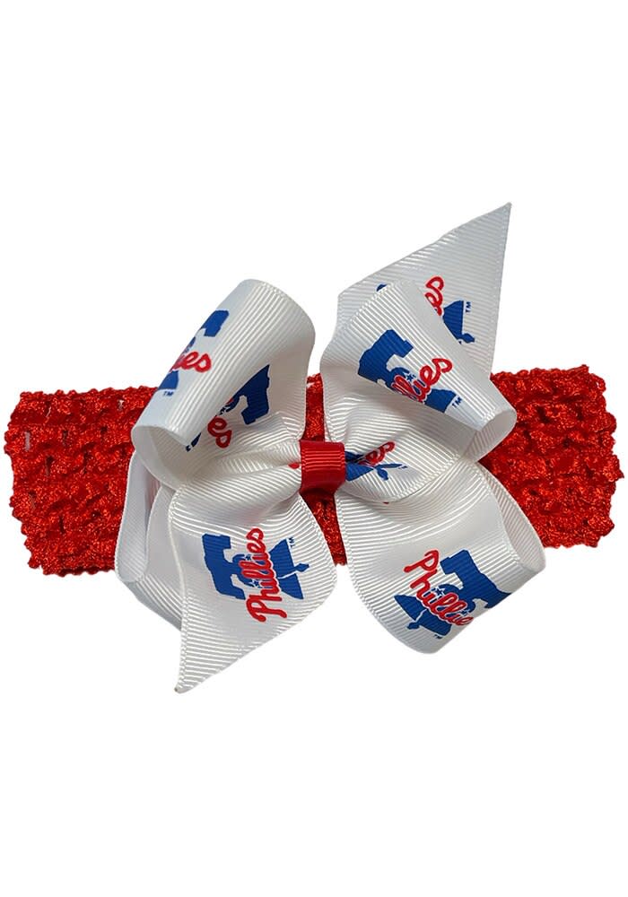 Philadelphia Phillies Red Bell Logo Crochet Youth Headband - 2811152
