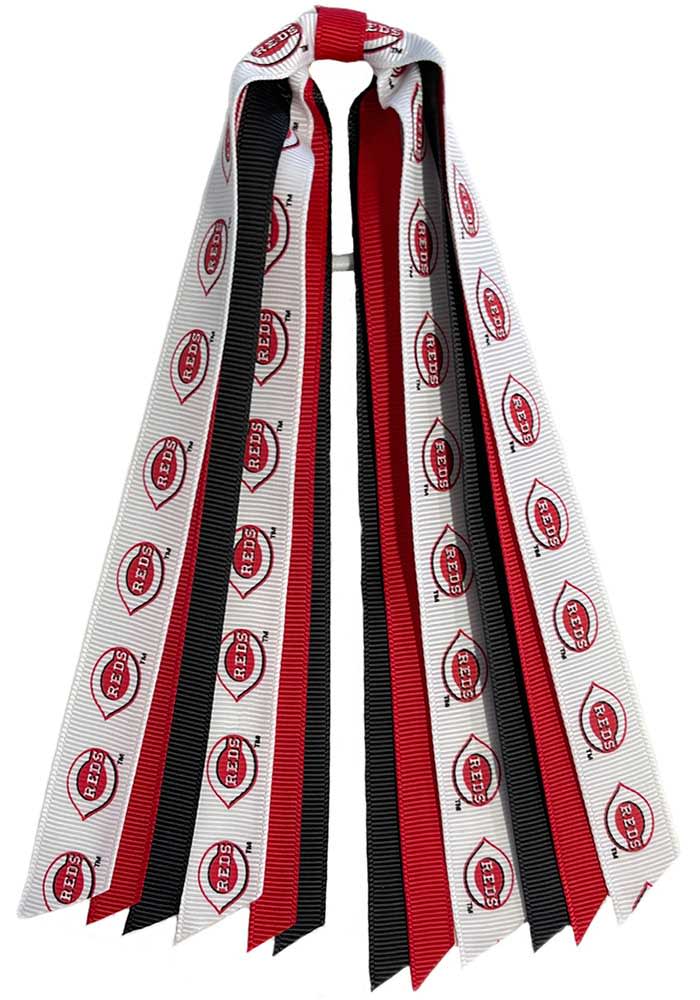 Cincinnati Reds Red Mini Pony Streamer Kids Hair Ribbons - 2811208