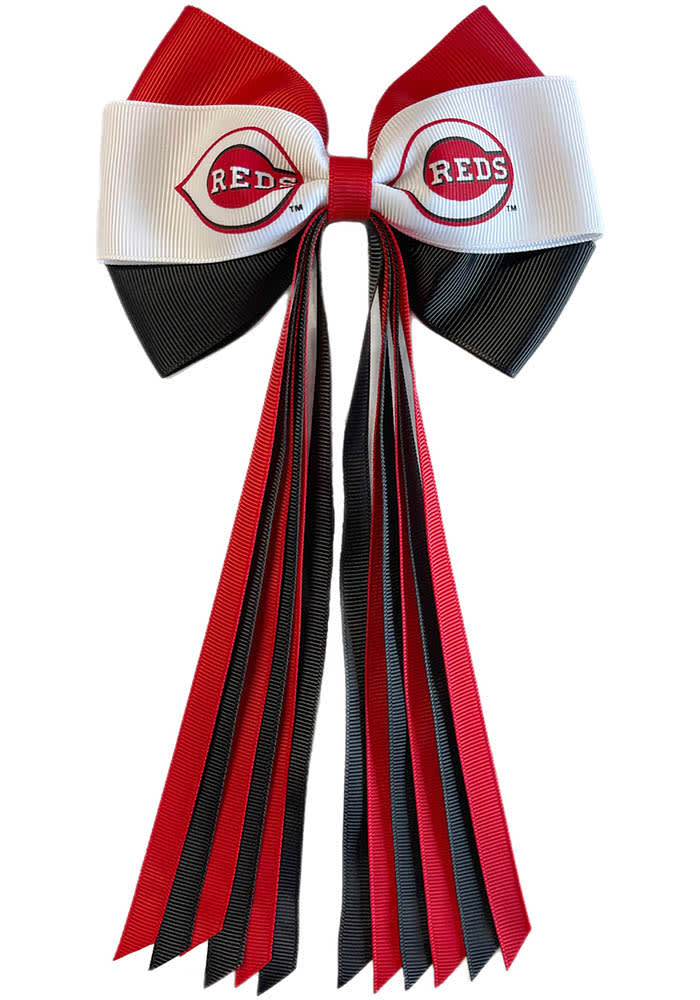 Cincinnati Reds Red Streamer Bow Kids Hair Ribbons - 2811236