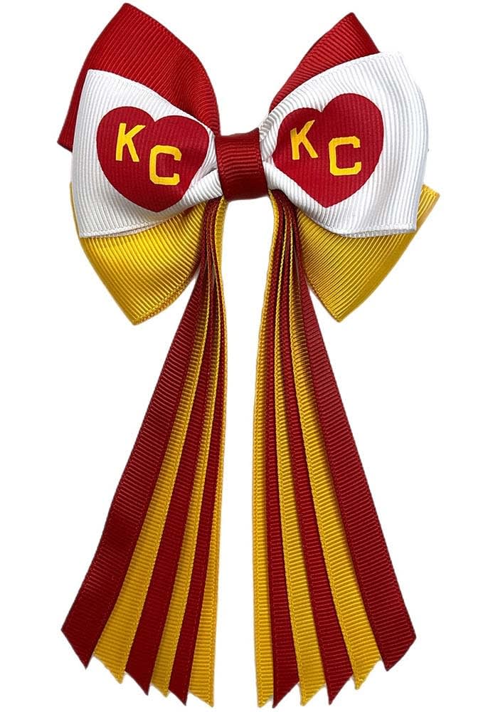 Kansas City Monarchs Red Logo Streamer Kids Hair Ribbons - 2811417
